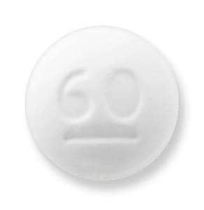 Pill Finder: A 60 White Round - Medicine.com