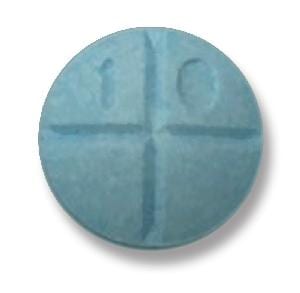 Pill Finder: 10 Blue Round - Medicine.com