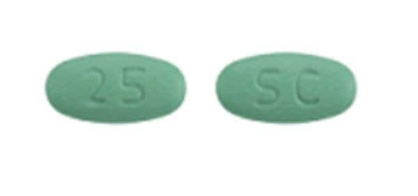 Pill Finder: SC 25 Green Elliptical / Oval - Medicine.com
