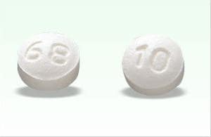 Pill Finder: 10 68 White Round - Medicine.com