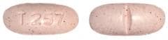 Pill Finder: T 257 White Capsule-shape - Medicine.com