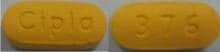 Pill Finder: Cipla 376 Yellow Capsule-shape - Medicine.com
