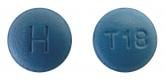 Pill Finder: H T18 Blue Round - Medicine.com
