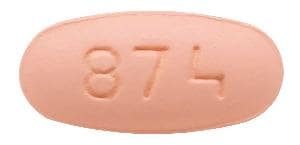 Pill Finder: AN 874 Orange Elliptical / Oval - Medicine.com