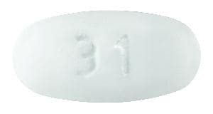 Pill Finder: C 31 White Elliptical / Oval - Medicine.com