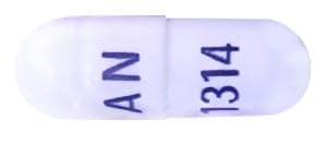 Pill Finder: AN 1314 White Capsule-shape - Medicine.com