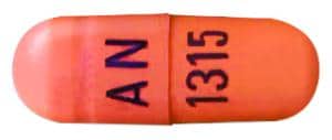 Pill Finder: AN 1315 Orange Capsule-shape - Medicine.com