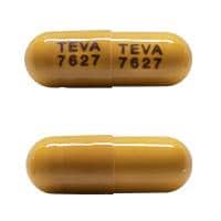 Pill Finder: TEVA 7627 TEVA 7627 Orange Capsule-shape - Medicine.com
