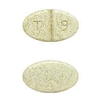 Pill Finder: T 9 Yellow Elliptical / Oval - Medicine.com