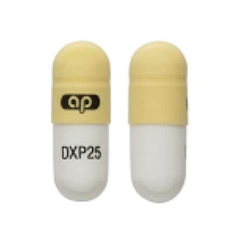 Pill Finder: ap DXP25 White Capsule-shape - Medicine.com