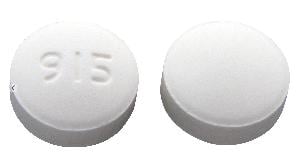 Pill Finder: 915 White Round - Medicine.com