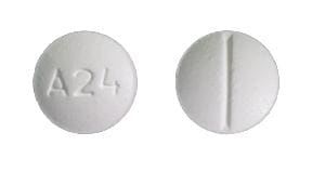 Pill Finder: A24 White Round - Medicine.com