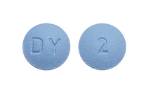 Pill Finder: DY 2 Blue Round - Medicine.com