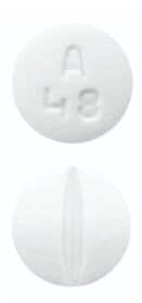 Pill Finder: A48 White Round - Medicine.com