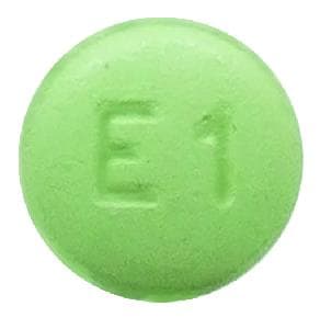 Pill Finder: E1 Green Round - Medicine.com
