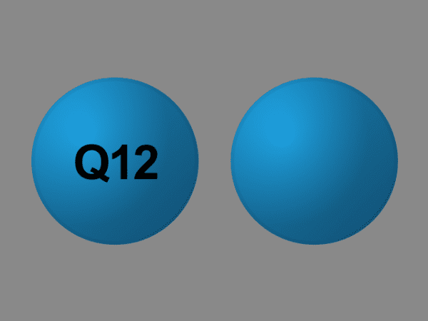 Pill Finder: Q12 Blue Round - Medicine.com