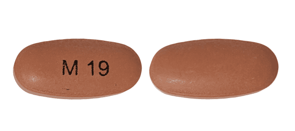 Pill Finder: M19 Brown Elliptical / Oval - Medicine.com