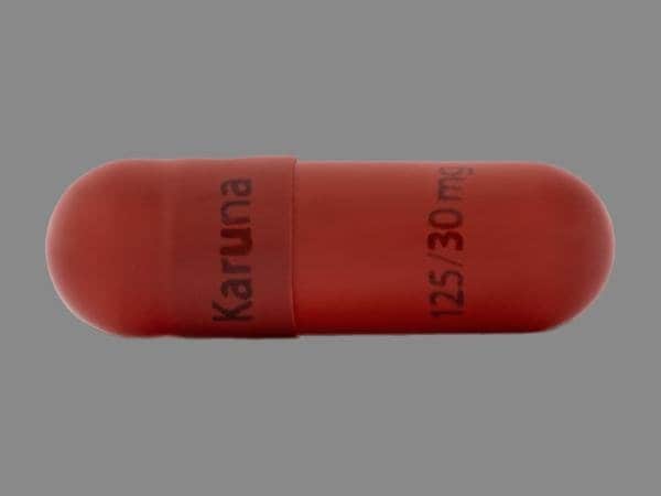 Pill Finder: Karuna 125/30mg Orange Capsule-shape - Medicine.com
