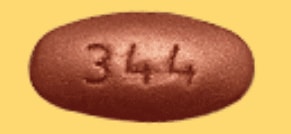 Pill Finder: 344 Brown Elliptical / Oval - Medicine.com