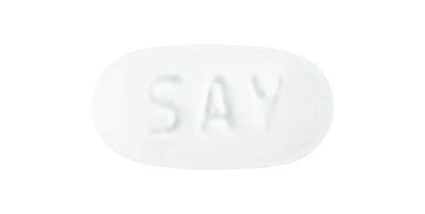 Pill Finder: SAV 001 White Elliptical / Oval - Medicine.com