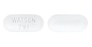 Pill Finder: WATSON 791 White Elliptical / Oval - Medicine.com