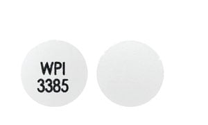 Pill Finder: WPI 3385 White Round - Medicine.com