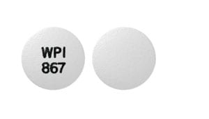 Pill Finder: WPI 867 White Round - Medicine.com