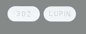 Pill Finder: 302 LUPIN White Elliptical / Oval - Medicine.com