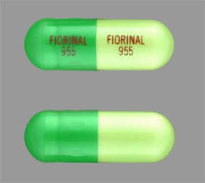 Pill Finder: FIORINAL 955 FIORINAL 955 Green Capsule-shape - Medicine.com