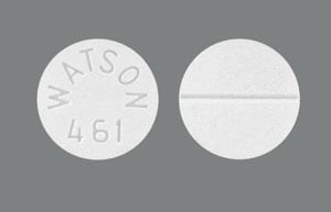 Pill Finder: WATSON 461 White Round - Medicine.com