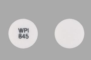 Pill Finder: WPI 845 White Round - Medicine.com