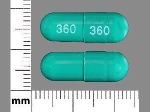 Pill Finder: 360 360 Green Capsule-shape - Medicine.com