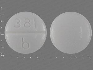 Pill Finder: 381 b White Round - Medicine.com