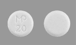 Pill Finder: MP 20 White Round - Medicine.com
