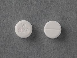 Pill Finder: W 924 White Round - Medicine.com