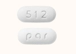 Pill Finder: par 512 White Elliptical / Oval - Medicine.com