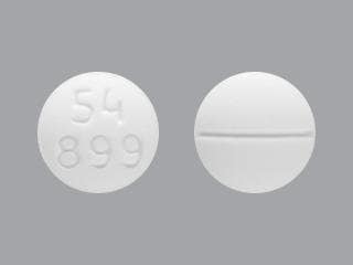 Pill Finder: 54 899 White Round - Medicine.com
