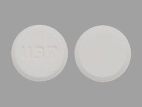Pill Finder: U37 White Round - Medicine.com