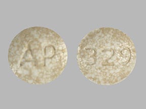 Pill Finder: AP 329 Tan Round - Medicine.com
