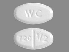 Pill Finder: 720 1/2 WC White Elliptical / Oval - Medicine.com