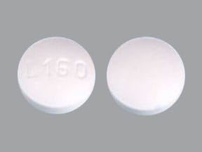 Pill Finder: L160 White Round - Medicine.com