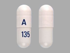 Pill Finder: A 135 White Capsule-shape - Medicine.com