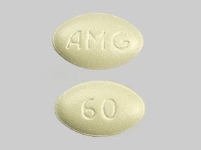 Pill Finder: AMG 60 Green Elliptical / Oval - Medicine.com