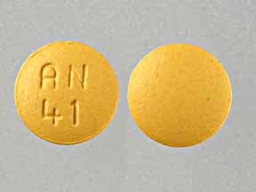 Pill Finder: AN 41 Yellow Round - Medicine.com