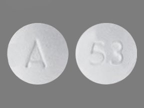 Pill Finder: A 53 White Round - Medicine.com