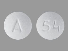 Pill Finder: A 54 White Round - Medicine.com