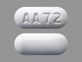 Pill Finder: AA 72 White Capsule-shape - Medicine.com