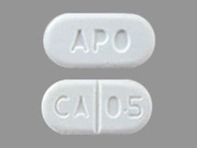 Pill Finder: APO CA 0.5 White Capsule-shape - Medicine.com