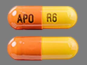 Pill Finder: APO R6 Orange Capsule-shape - Medicine.com
