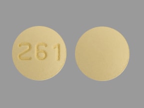 Pill Finder: 261 Yellow Round - Medicine.com